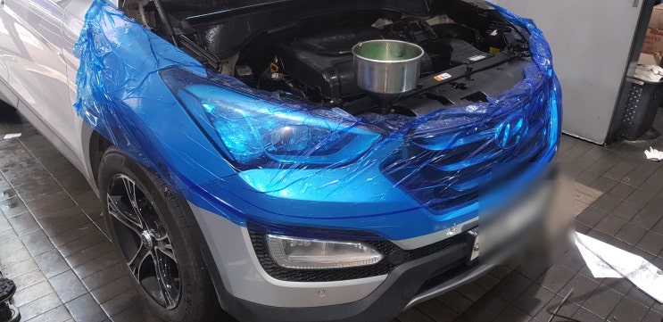 싼타페DM 흡기크리닝 인젝터동와셔파손, dpf전체정비 : 네이버 블로그