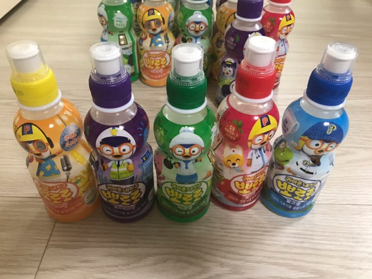 뽀로로음료수 5가지맛 아이와 옆에서 함께 먹어본 후기 : 네이버 블로그