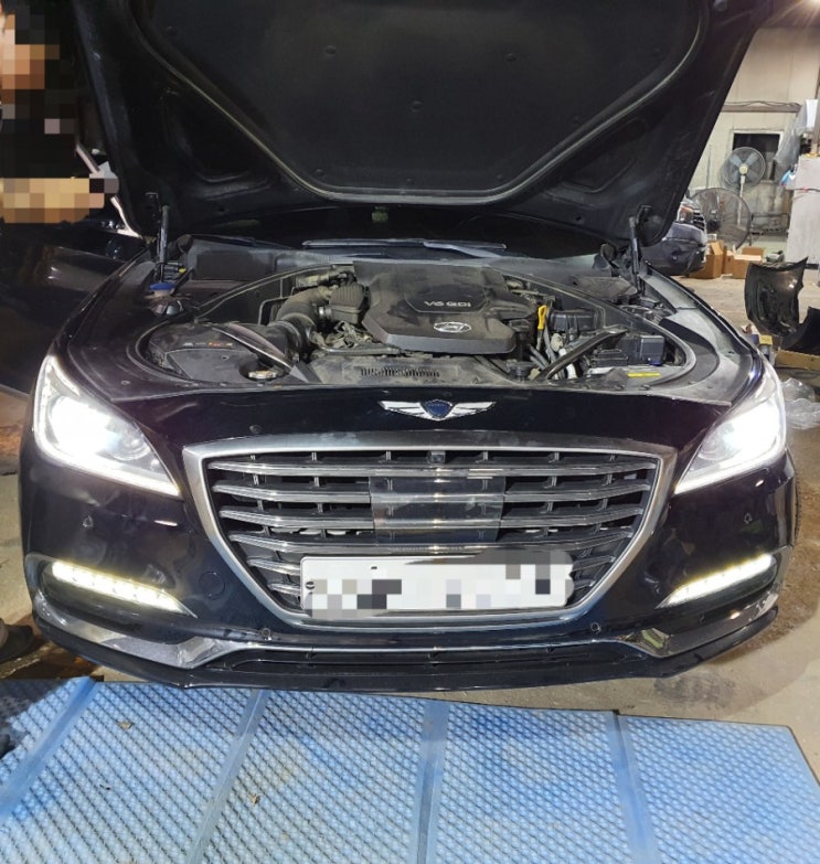 제네시스 DH를 G80으로 튜닝 진행 : 네이버 블로그