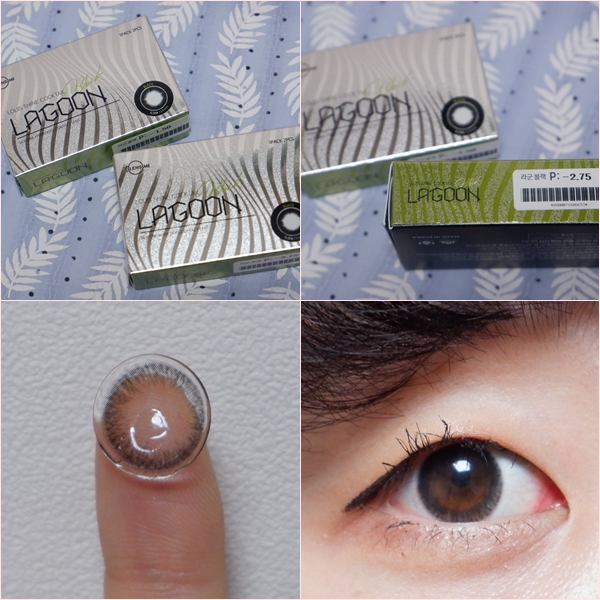렌즈미 원플러스원 한달착용 칵테일 라군 블랙컬러렌즈 직경 134mm 네이버 블로그