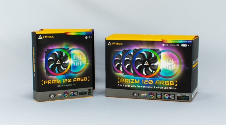 Antec PRIZM 120 ARGB (3pack/controller) : 네이버 블로그