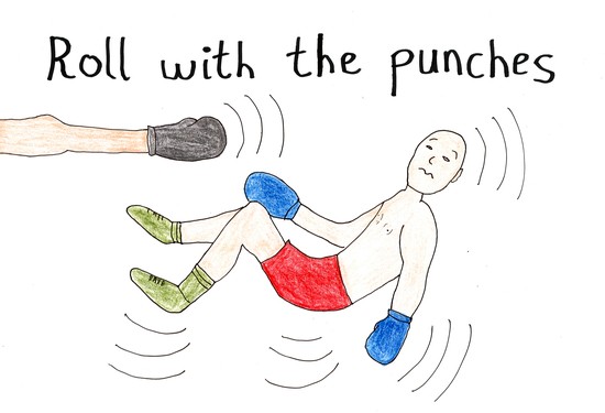 "Roll with the punches” - "힘든 상황에 적응하다" : 네이버 블로그