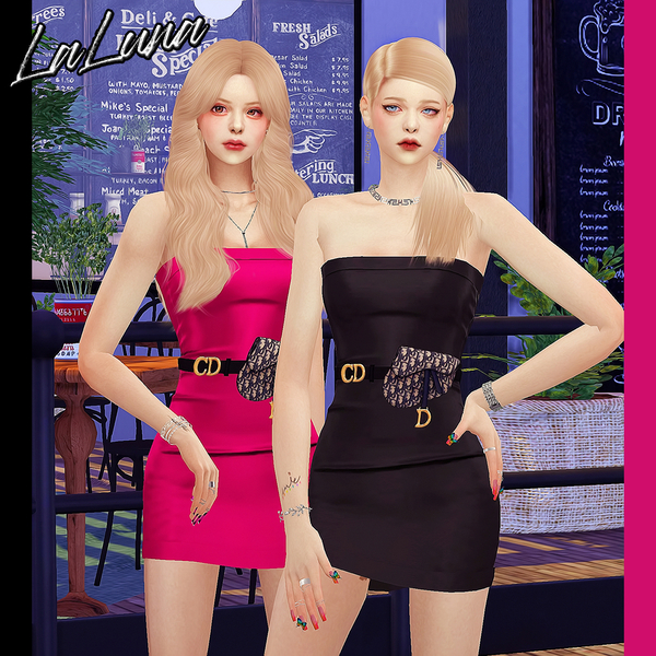 [심즈4/cc]Dior saddle belt bag dress : 네이버 블로그