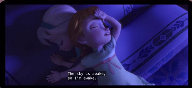 [Frozen #4] 겨울왕국으로 쉬운 영어부터 관용표현까지 배우기 ! I'm awake (wake,awak,waken ...