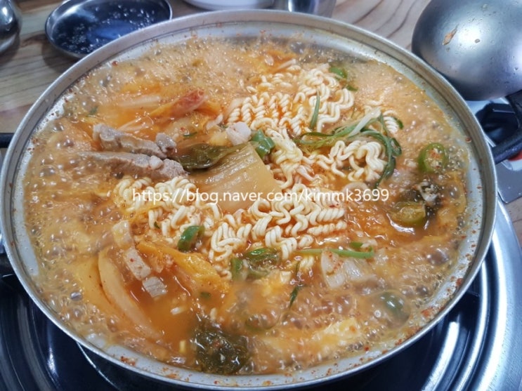 사천 맛집 쌈싸먹는 김치찌개 한일식당 네이버 블로그