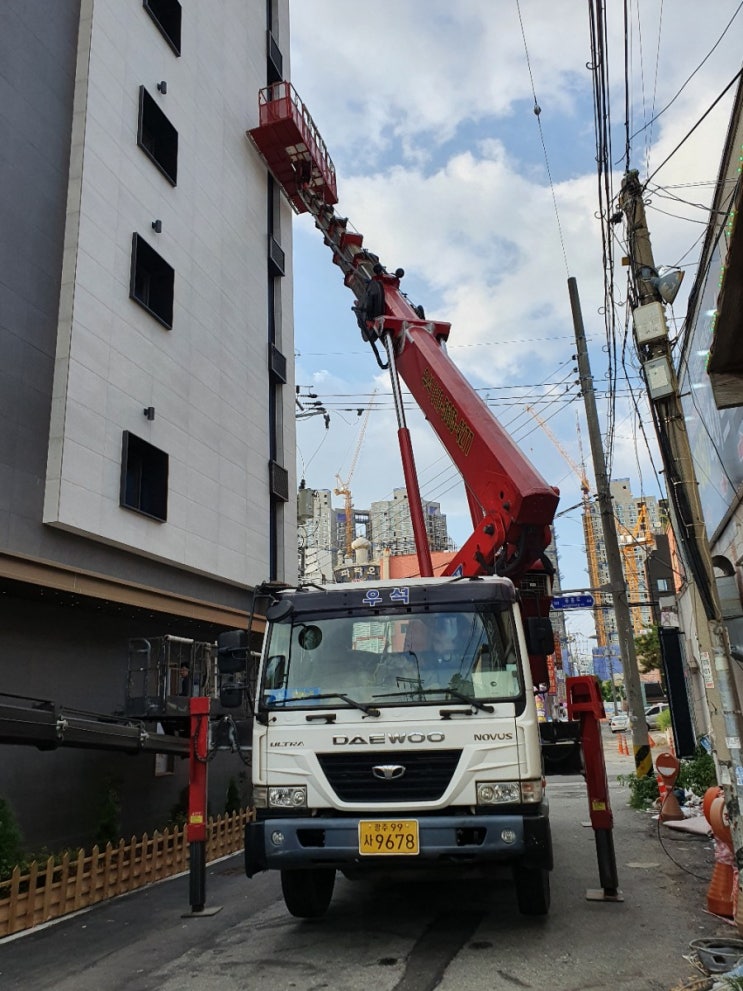 광주 북구 신안동 K호텔 전등전기배선 작업하는 광주스카이차 우석스카이 네이버 블로그