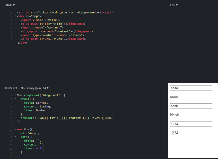 [Vue.js] props 데이터 전달 : 네이버 블로그