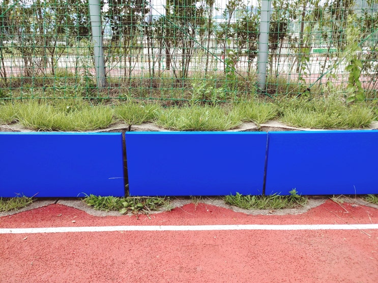 전북 고창 월암축구장 생활축구경기장 돌벽 충격흡수 야외펜스 다오코리아 안전 보호벽매트안전패딩 설치 네이버 블로그