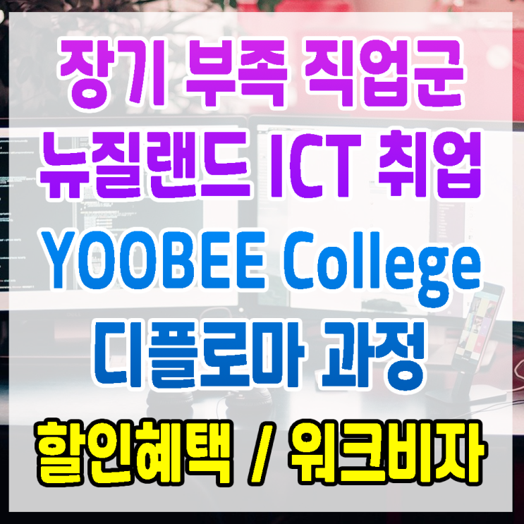 뉴질랜드 유학후이민 IT 취업을 위한 YOOBEE 유비 컬리지 디플로마 과정 : 네이버 블로그