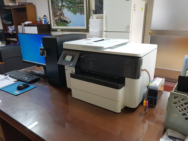 복합기판매 프린터임대 프린텍울산입니다 경주시 외동읍 문산공단에 Hp7740 무한프린터임대 합니다 네이버 블로그