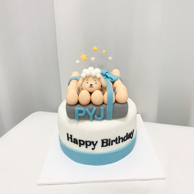 양띠친구 30살을 축하하는 계란한판 생일케이크 슈가케이크 부산슈가케이크 30살케이크 서른살 친구선물 슈가