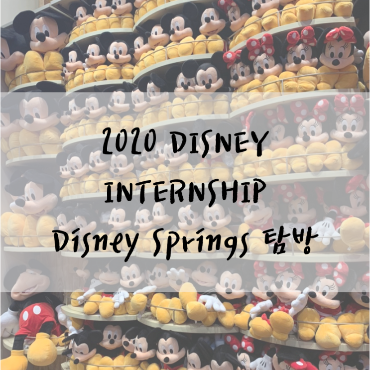 [경희대/디즈니 인턴십] Disney Internship Program::디즈니 스프링스/Disney Springs 탐방 ...