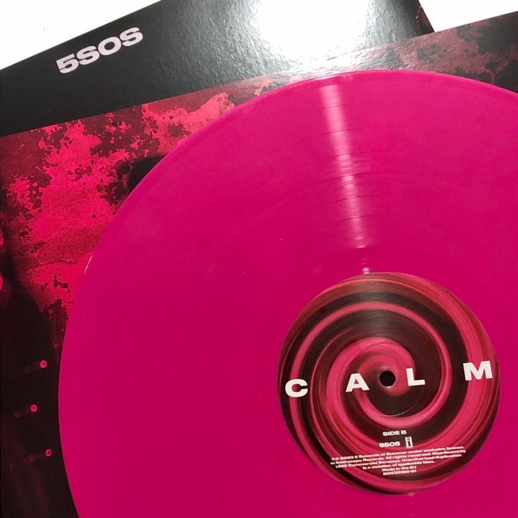 5SOS CALM 바이닐(LP); ٩(ˊᗜˋ)و드디어 도착했다! : 네이버 블로그