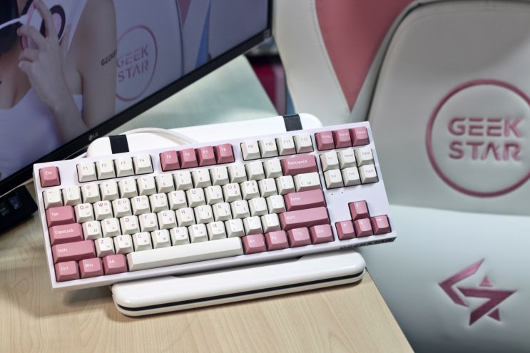 가성비 기계식키보드 추천 긱스타 GK87 텐키리스 게이밍 : 네이버 블로그