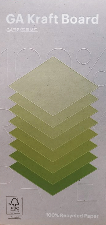 신용종합패키지와 함께 알아가는 박스제작 종이재질_04.Doosung Paper GA크라프트보드(GA Kraft Board ...