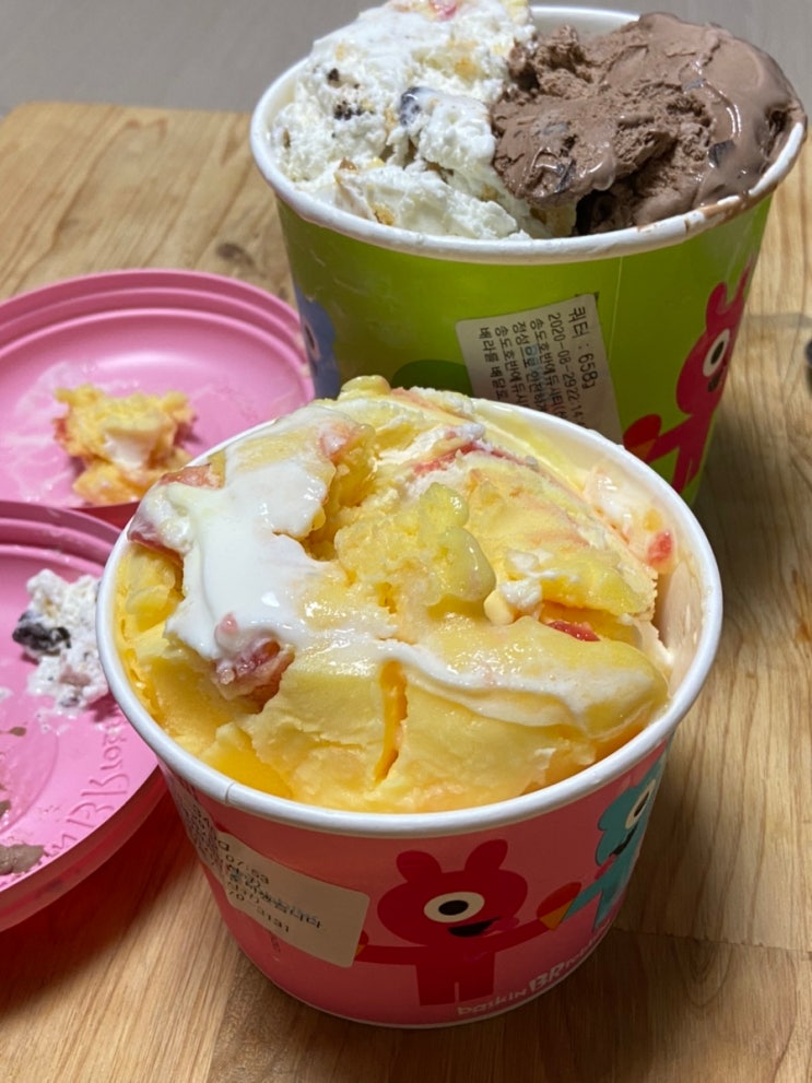 베스킨라빈스 31 메뉴and가격아이스크림 케이크 카페 모찌 포함 이달의 맛 미찐감자 골든애플요거트 후기 해피포인트