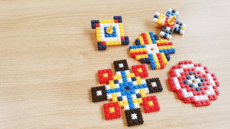 디폼블럭 팽이만들기.spin a top. : 네이버 블로그