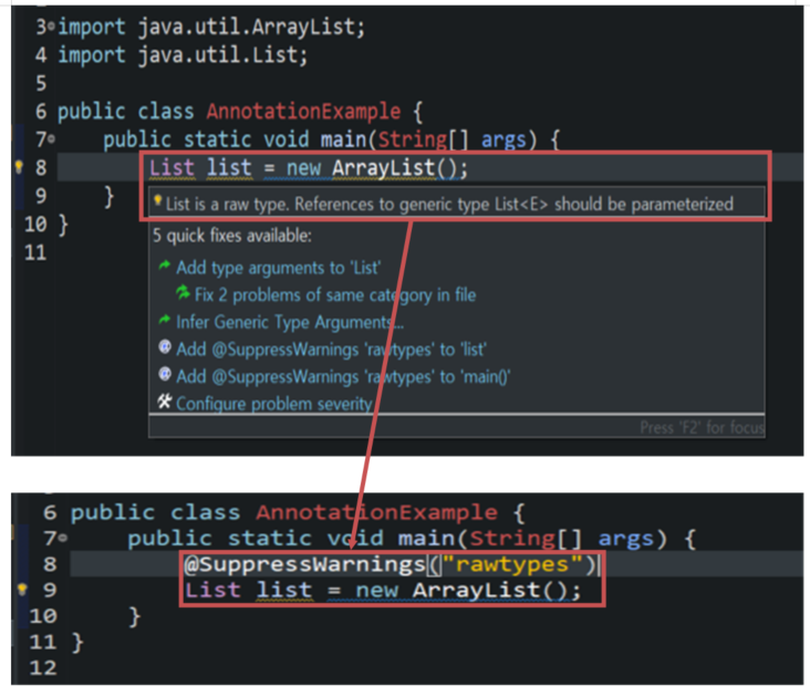 [Java/자바] - 어노테이션(Annotation): @Override, @Deprecated ...