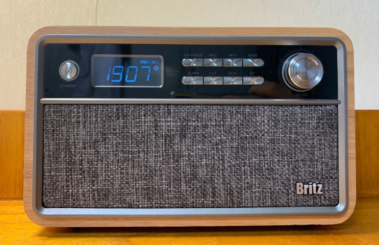 브리츠 라디오 겸용 블루투스 스피커 BA-RBT1 개봉기 및 사용 설명 안내 : 네이버 블로그