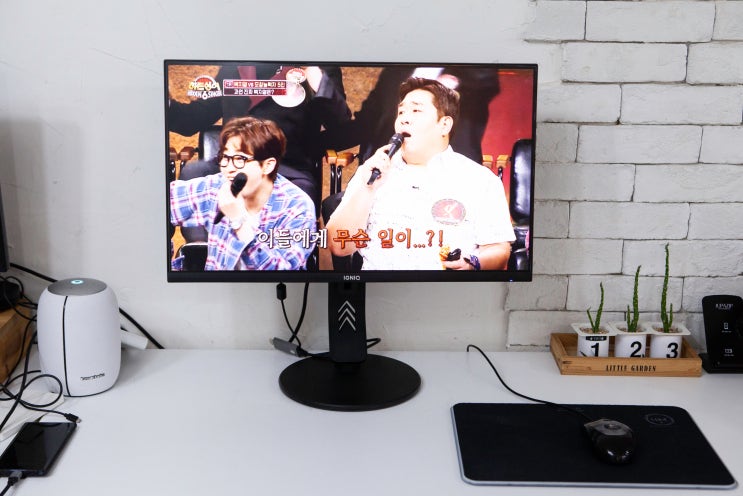 PC 모니터 이그닉 24인치 플루이드24s 세로모드 피벗기능 쓸만하네 : 네이버 블로그