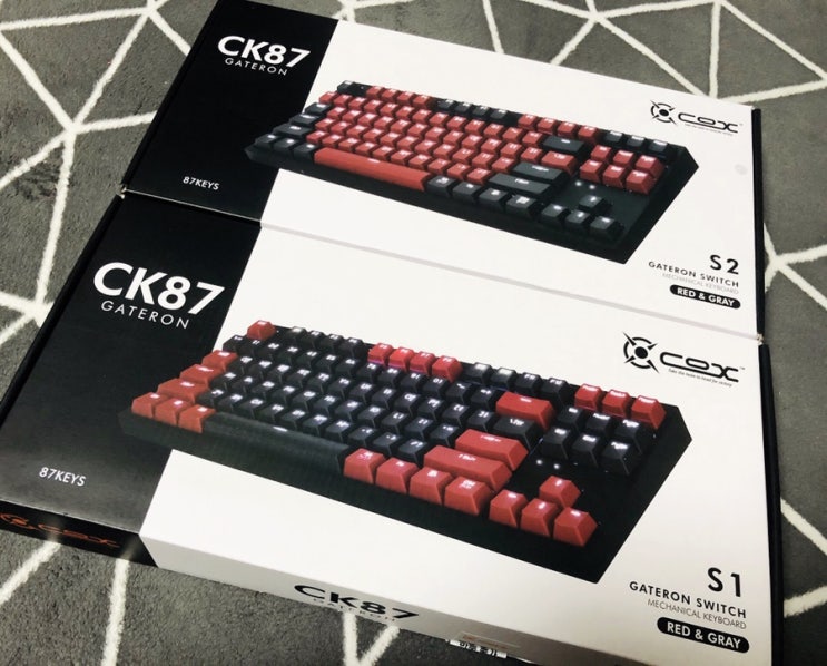 [COX CK87] 가성비 좋은 기계식 키보드 갈축 S1/S2 사용기 : 네이버 블로그