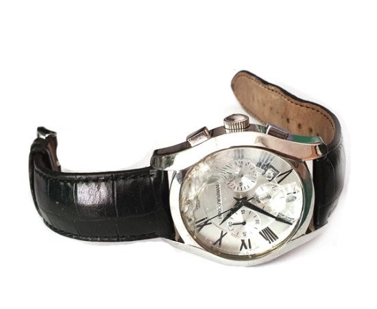 알마니시계 유리파손으로 유리교체하였습니다 [알마니시계수리 / AR0669 / 유리교환] : 네이버 블로그