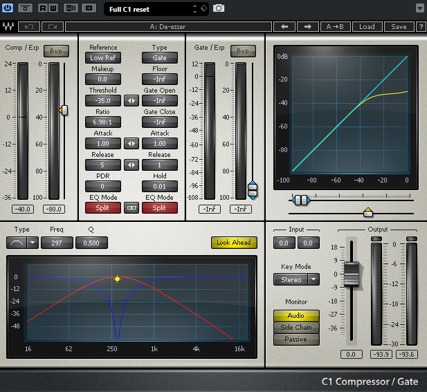 [보컬 믹싱 팁] Waves C1 comp를 활용한 보컬의 저음 컨트롤 : 네이버 블로그