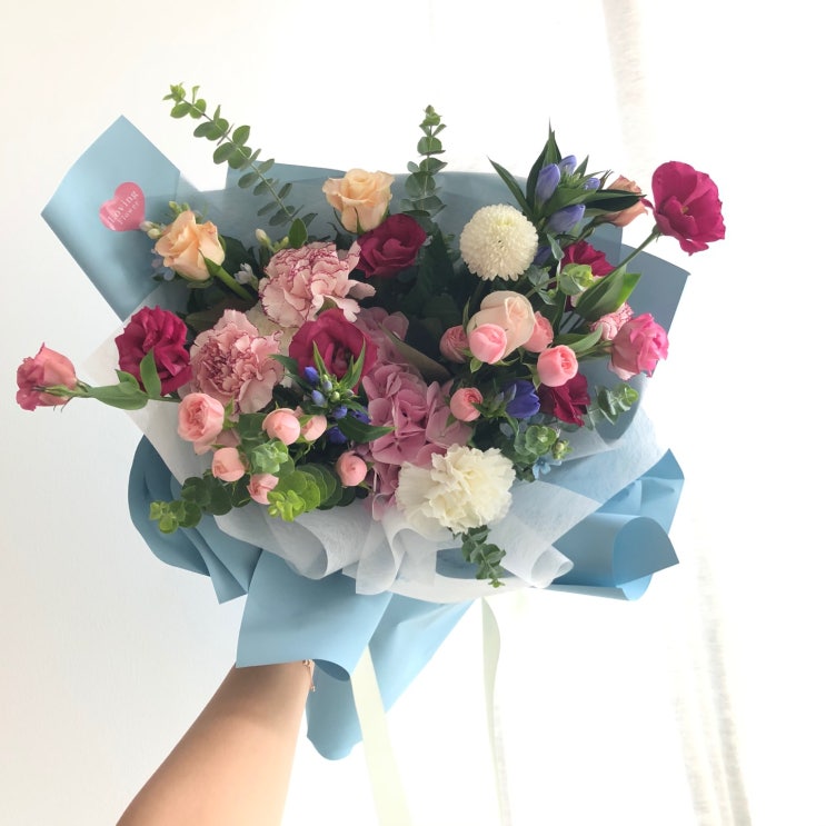 273 수국믹스꽃다발 인하대꽃집 인하대역꽃집 용현sk뷰꽃집 네이버 블로그