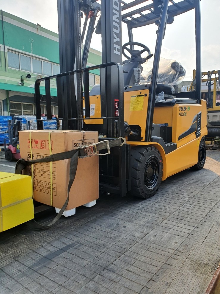 부산 현대전동지게차 렌탈(임대) 차량 교환 현대16B-9 전동 지게차 신차 (부산) : 네이버 블로그