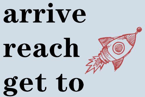 헷갈리는 영단어 no.6 arrive VS reach : 네이버 블로그