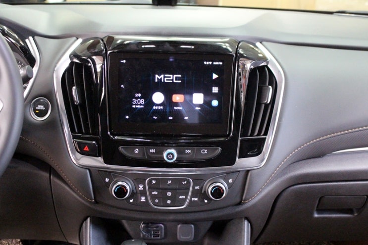 쉐보레 트레버스 안드로이드 네비매립 m2c 200a 시공 동탄 오산 세교 수원 용인 몬스터카오디오 : 네이버 블로그