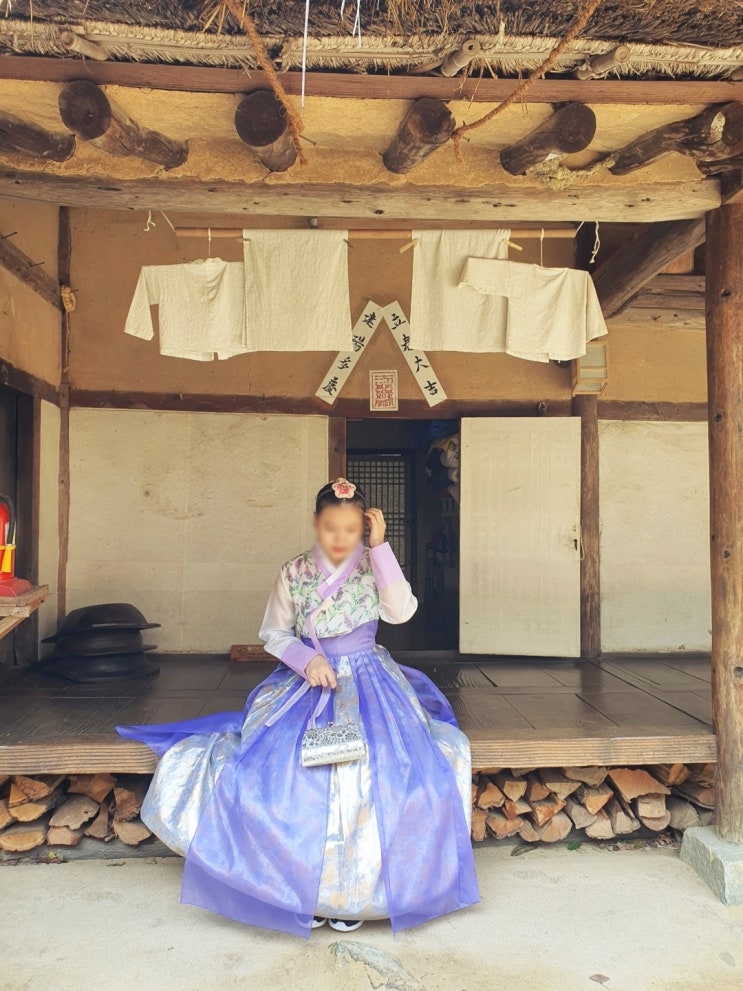 용인 한국민속촌 한복대여 컬러감 대박적 이리데한복 네이버 블로그