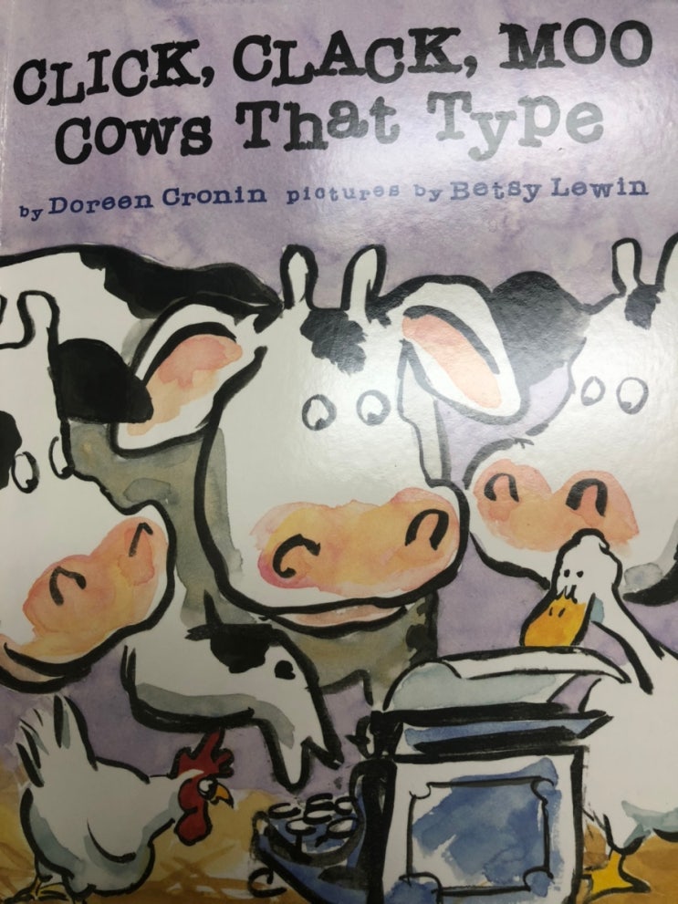 [하루한권원서]16기11일차 Click clack Moo cows that type by Doreen cronin : 네이버 블로그