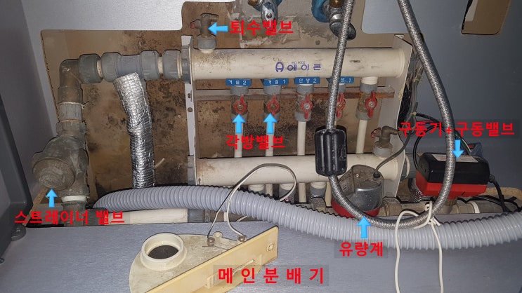 이번 포스팅은 지역난방을 사용하는 경기도 고양시 일산서구 일산동 현대홈타운 2차 아파트의 난방배관 청소 및 디지털 실내온도