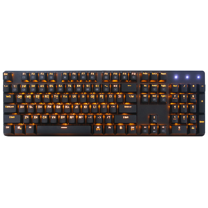 앱코 HACKER 단일 LED 축교환 게이밍 기계식 키보드 청축, K590, 블랙 : 네이버 블로그