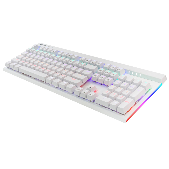 앱코 플러스 청축 축교환 측면 LED 게이밍 기계식키보드, K640 PLUS, 화이트 : 네이버 블로그