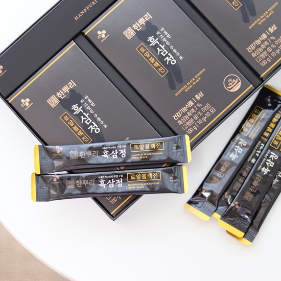 CJ한뿌리 흑삼정 로얄블랙진 이번 명절 부모님선물로 준비했어요 : 네이버 블로그