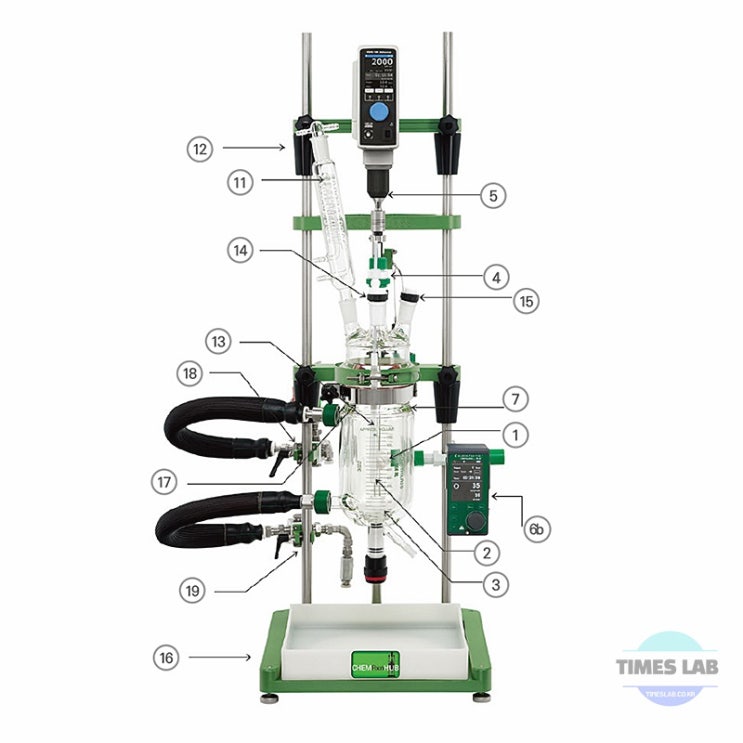 Small Scale Jacketed Reactor, Bench-Top / 자켓식 소형 반응 시스템, 300 ml, 500 ml ...