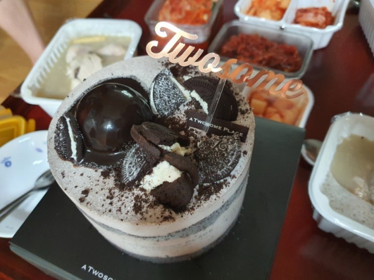 모어댄쿠키앤크림 투썸플레이스 사가정역점 케이크 배달 : 네이버 블로그