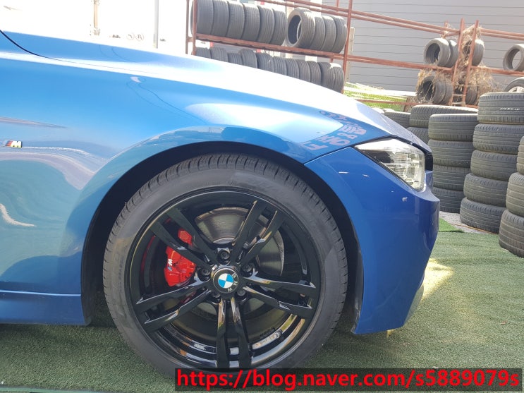 Bmw 328i 레드 우레탄 캘리퍼 도색 및 유광블랙 휠 도색 복원 작업 저렴한 가격 비용 높은 퀄리티 네이버 블로그