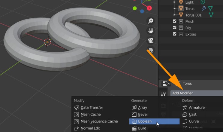 Blender의 Boolean. : 네이버 블로그