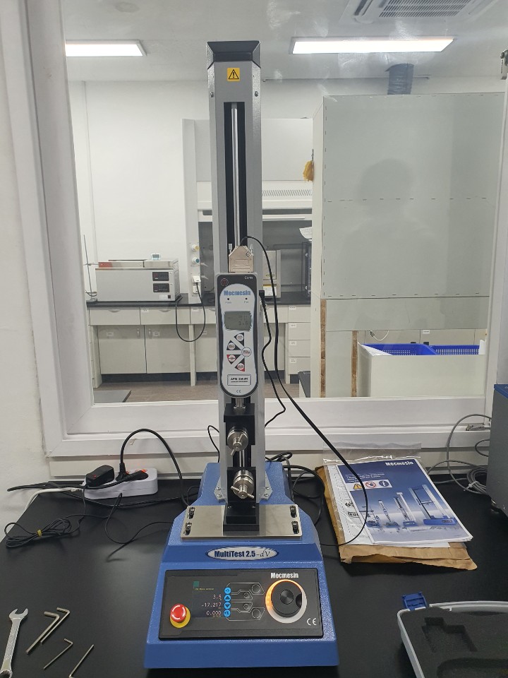 Mecmesin 인장압축시험기 / MultiTest 2.5 / Digital Force & Torque Gaug / 마스크 인장 ...