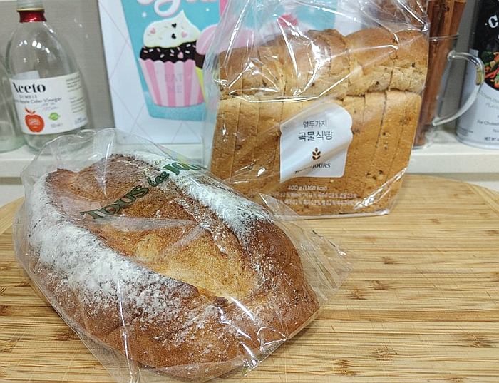 뚜레쥬르 건강빵 리뷰. 통밀빵. 열두가지곡물식빵, 통밀호두식빵 : 네이버 블로그