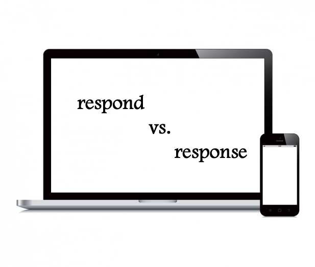 비슷한 영어 차이 - 영어로 대답 respond vs. response : 네이버 블로그