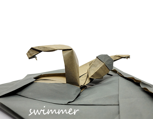 창작 종이접기, swimmer_origami : 네이버 블로그