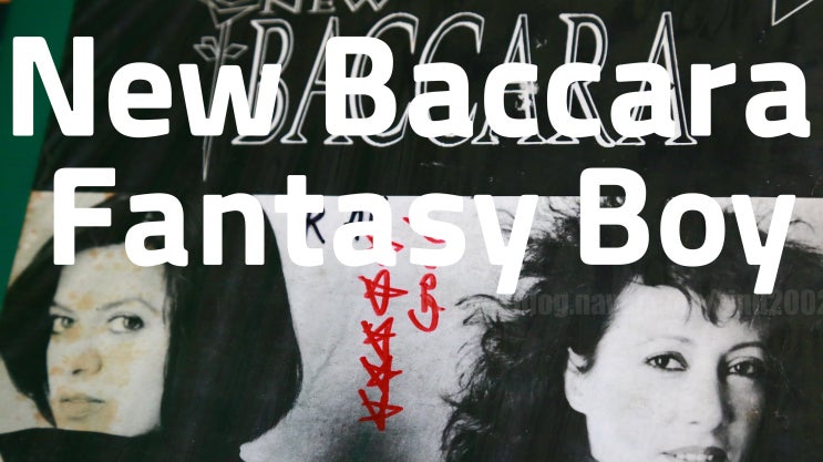 New Baccara 뉴 바카라 노래 - Fantasy Boy 판타지 보이 LP : 네이버 블로그