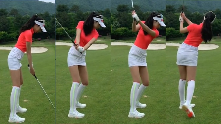 Klpga 여자프로골프선수 청순페이스 김민이프로 사진 골프스윙동영상 네이버 블로그