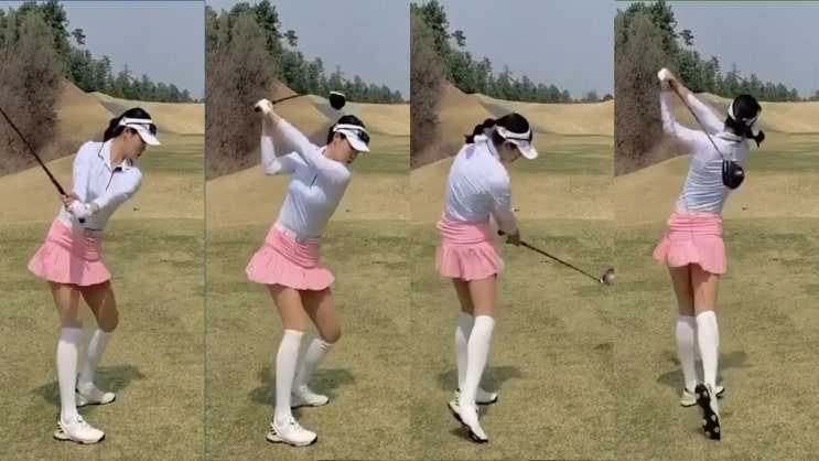 Klpga 여자프로골프선수 황홀한 청순 미모 김시연프로 사진 골프스윙동영상 네이버 블로그