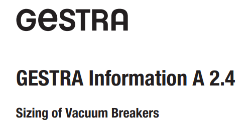 Vacuum Breakers, Gestra RK, Non Return Valve : 네이버 블로그