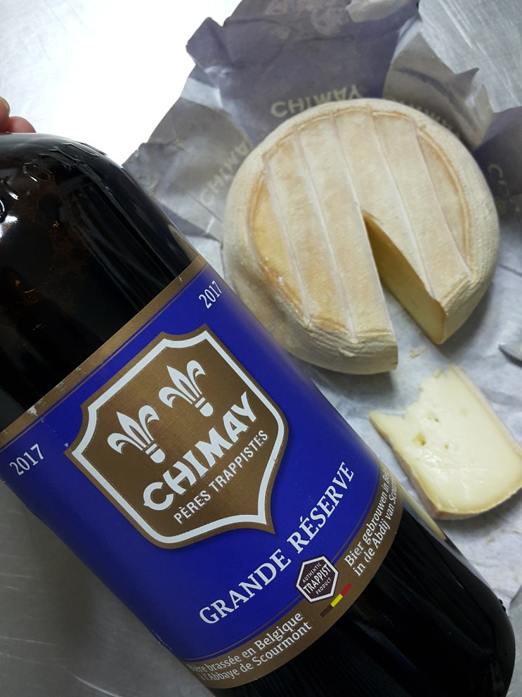 Chimay Blue Beer Washed Cheese 시메이 블루 치즈 : 네이버 블로그